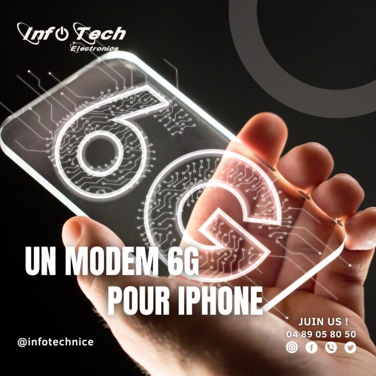 Un modem 6G pour iPhone – Réparation iphone Nice Infotech